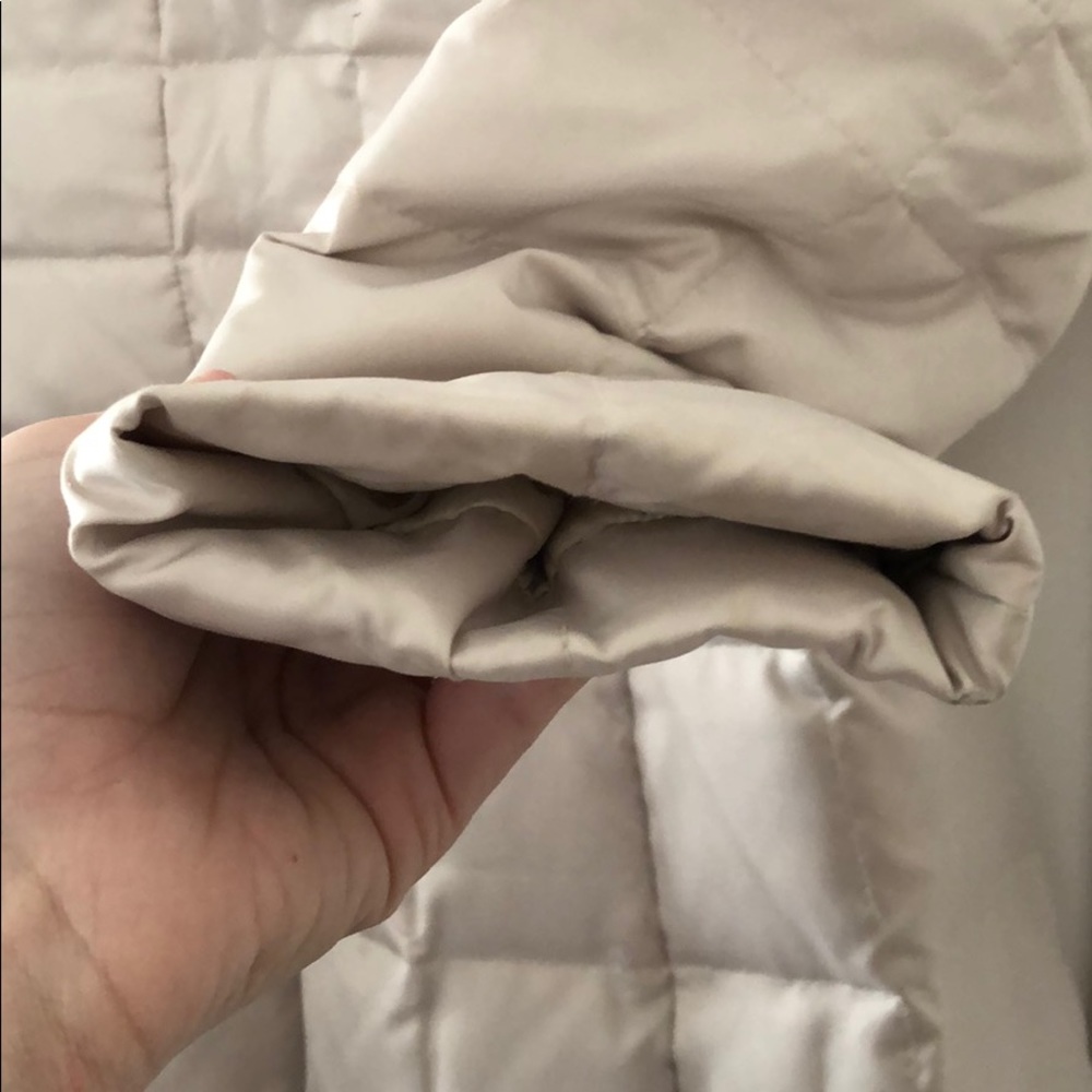 Cream Laundry Long Puffer Jacket - Gem